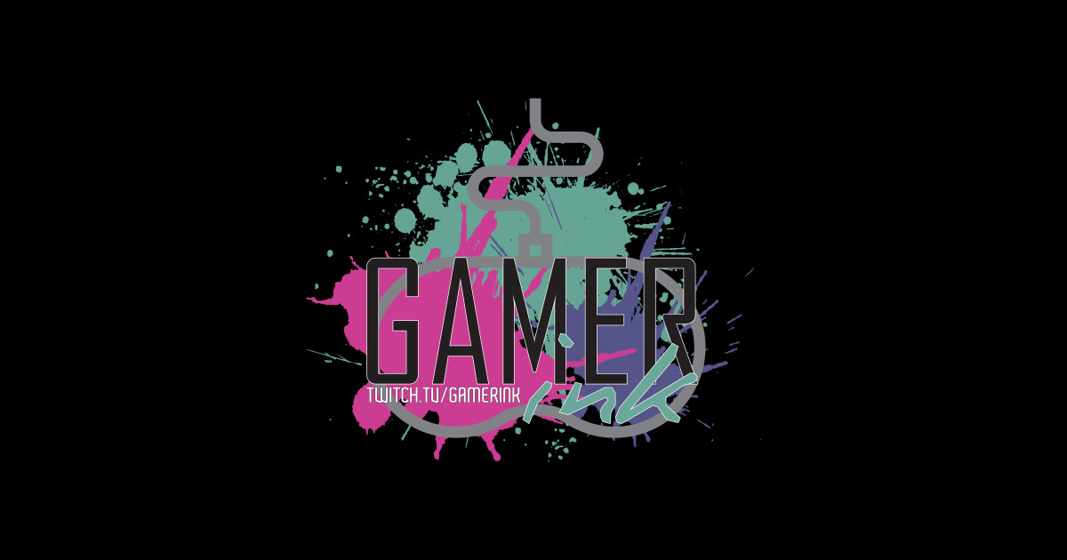 Gamer Ink Splat - Twitchstreamer - Sticker | TeePublic