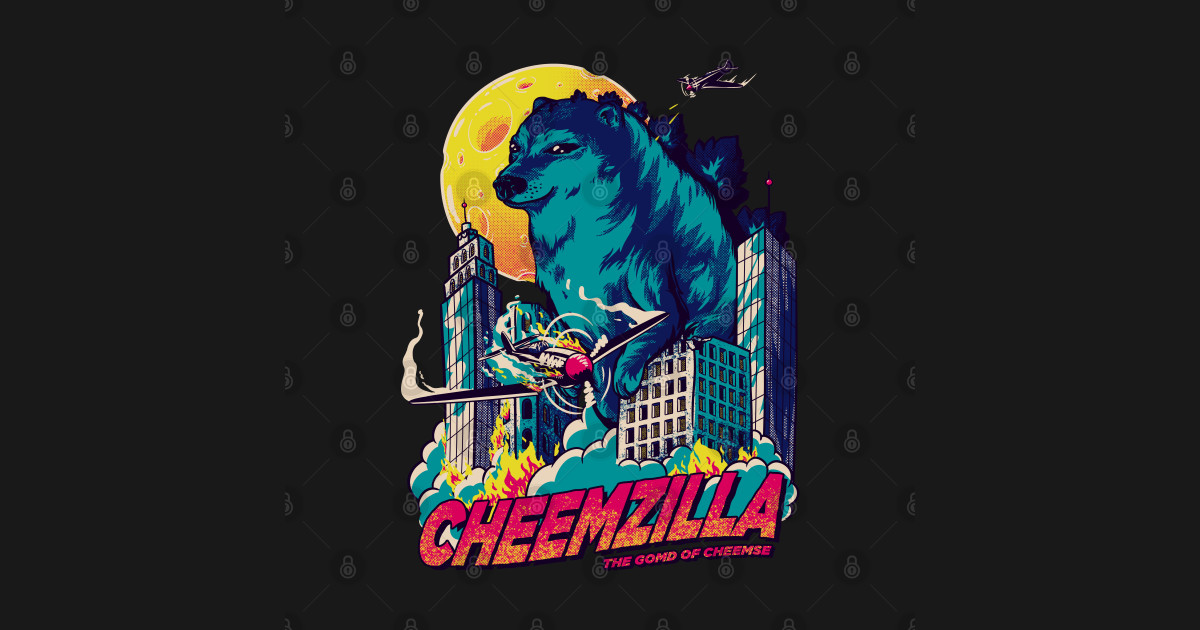 Cheems | Cheemzilla - The Gomd of Cheemse (Blue) Cheems - Cheems - T ...