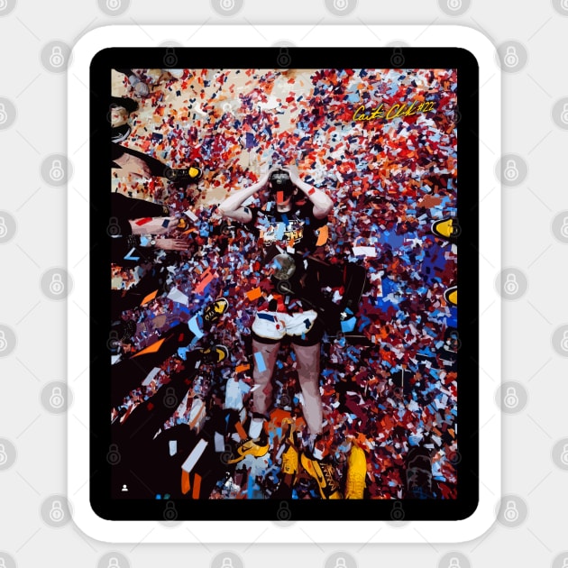 Caitlin Clark Final Four - Caitlin Clark Basketball - Sticker | TeePublic