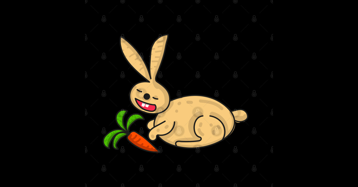 Lazy Rabbit - Lazy Rabbit - T-Shirt | TeePublic