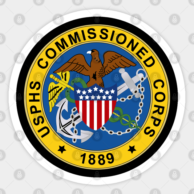 USPHS Commissioned Corps Seal - Usphs Commissioned Corps Seal - Sticker ...