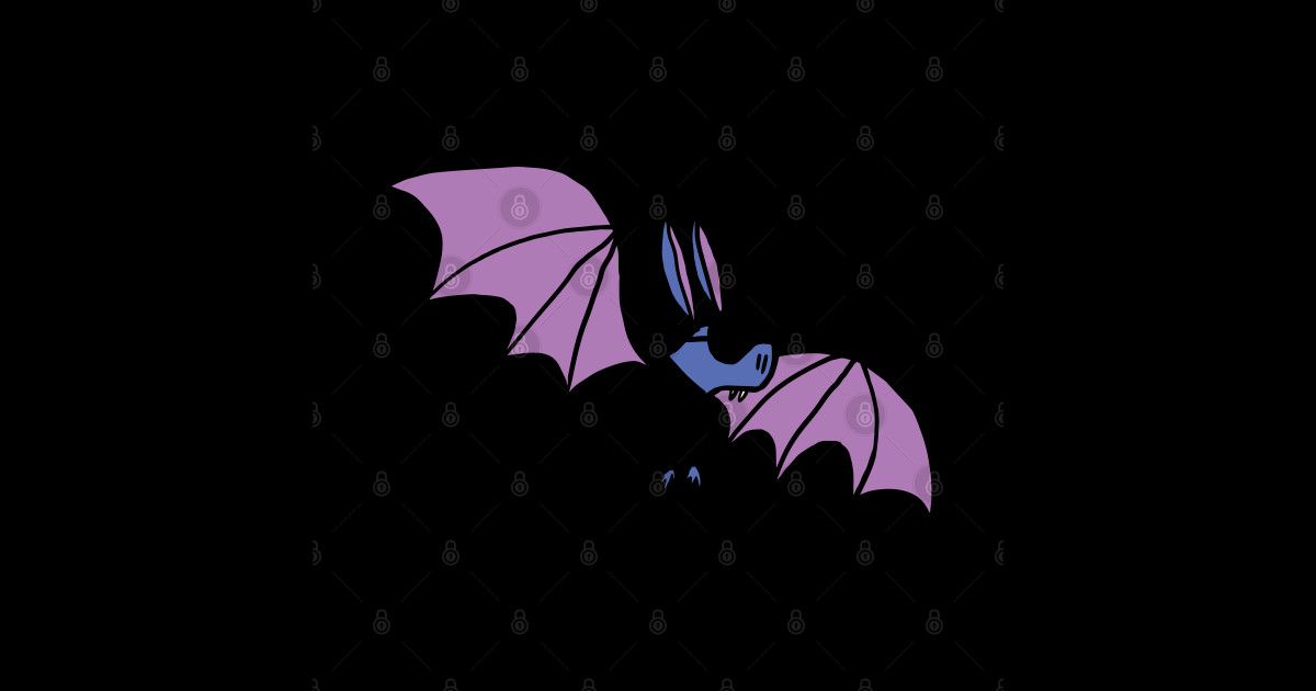 Mr. Bat - Bat - Sticker | TeePublic