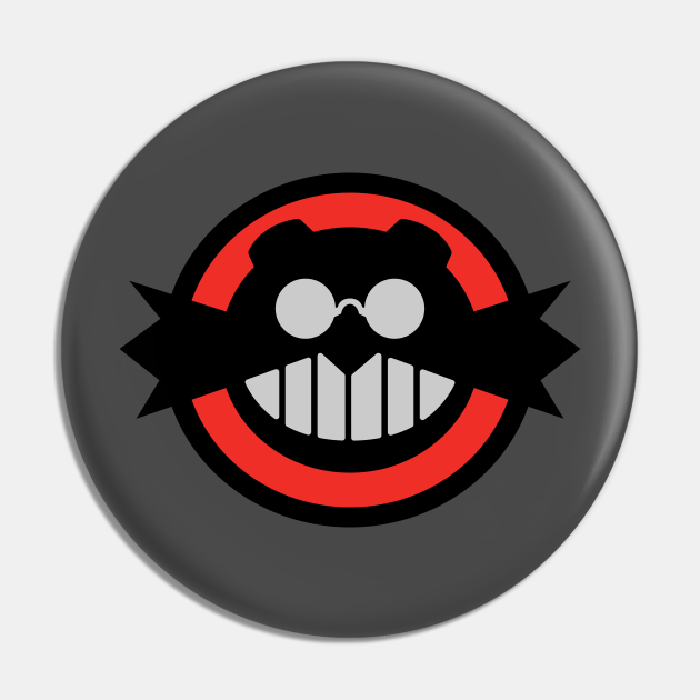 Robotnik Logo - Sonic The Hegdehog - Pin | TeePublic