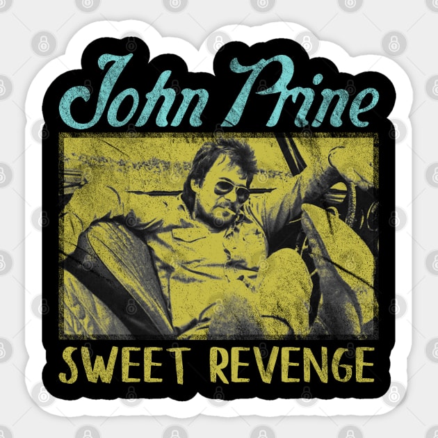 John Prine - Golden Vintage - John Prine - Sticker | TeePublic