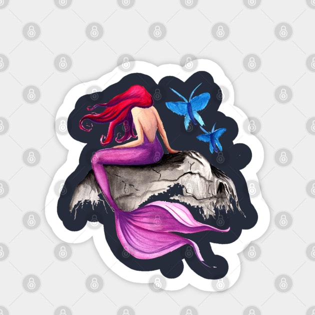 Pink Mermaid - Mermaid - Sticker | TeePublic