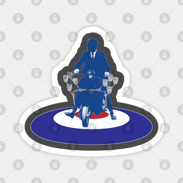 MODS Scooter Jimmy MOD on vintage roundel graphic - Mods Scooter ...