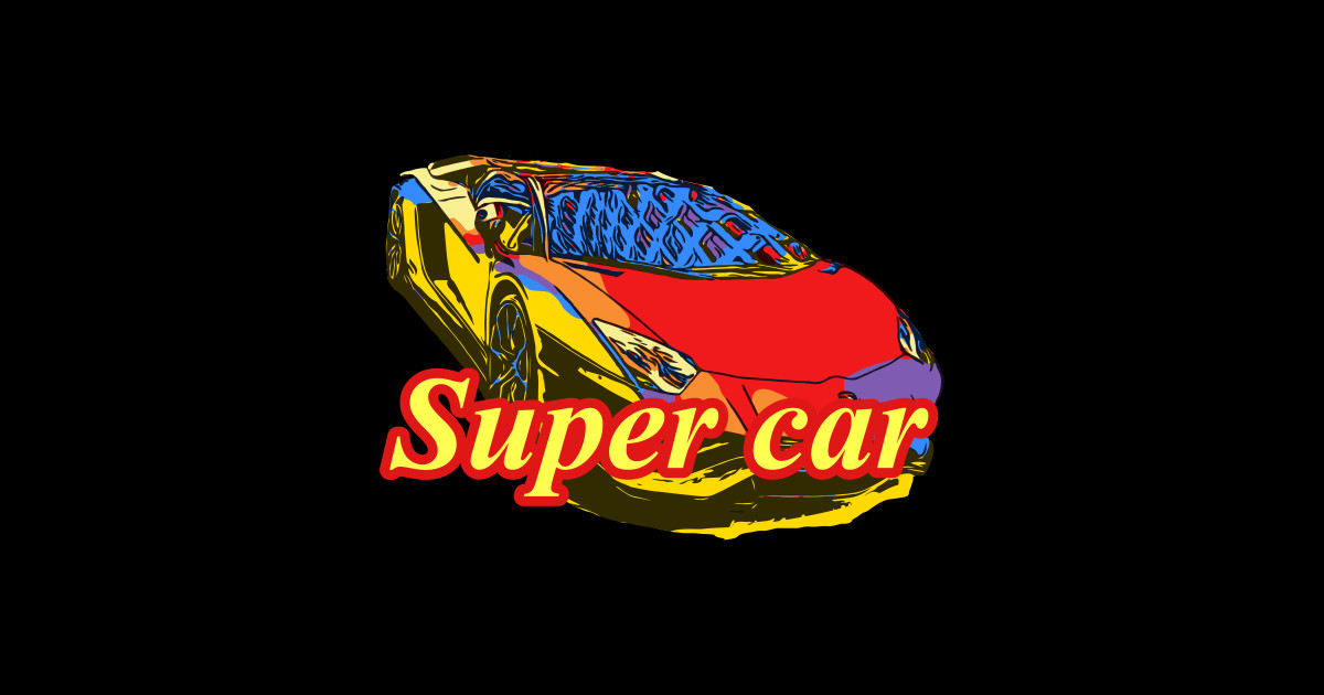 Supercar - Supercar - Sticker | TeePublic