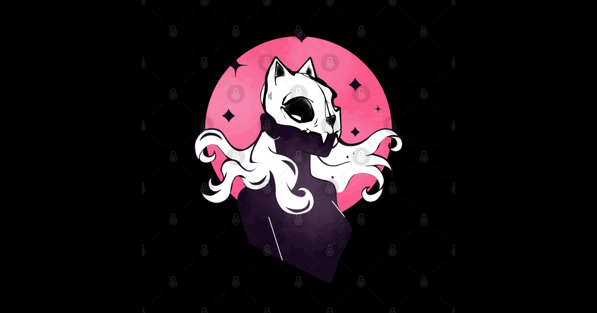 Demon Cat Girl - Demon Cat - Sticker | TeePublic