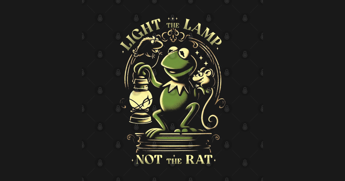 Muppet Christmas Carol - Light The Lamp Not The Rat - Muppets - T-Shirt ...