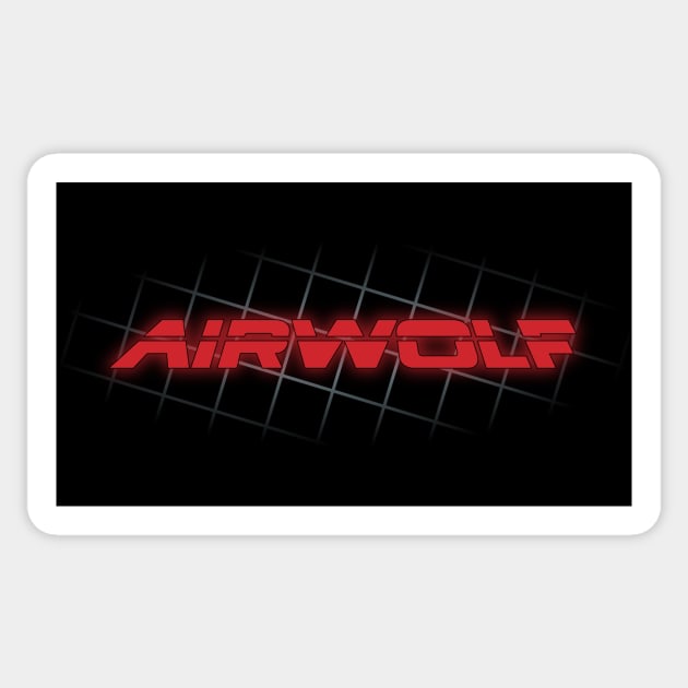 Airwolf Logo - Airwolf - Sticker | TeePublic