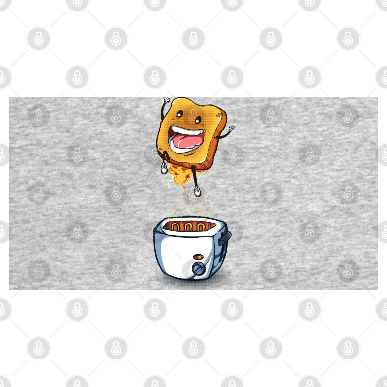 Super Toast - Food - T-Shirt | TeePublic