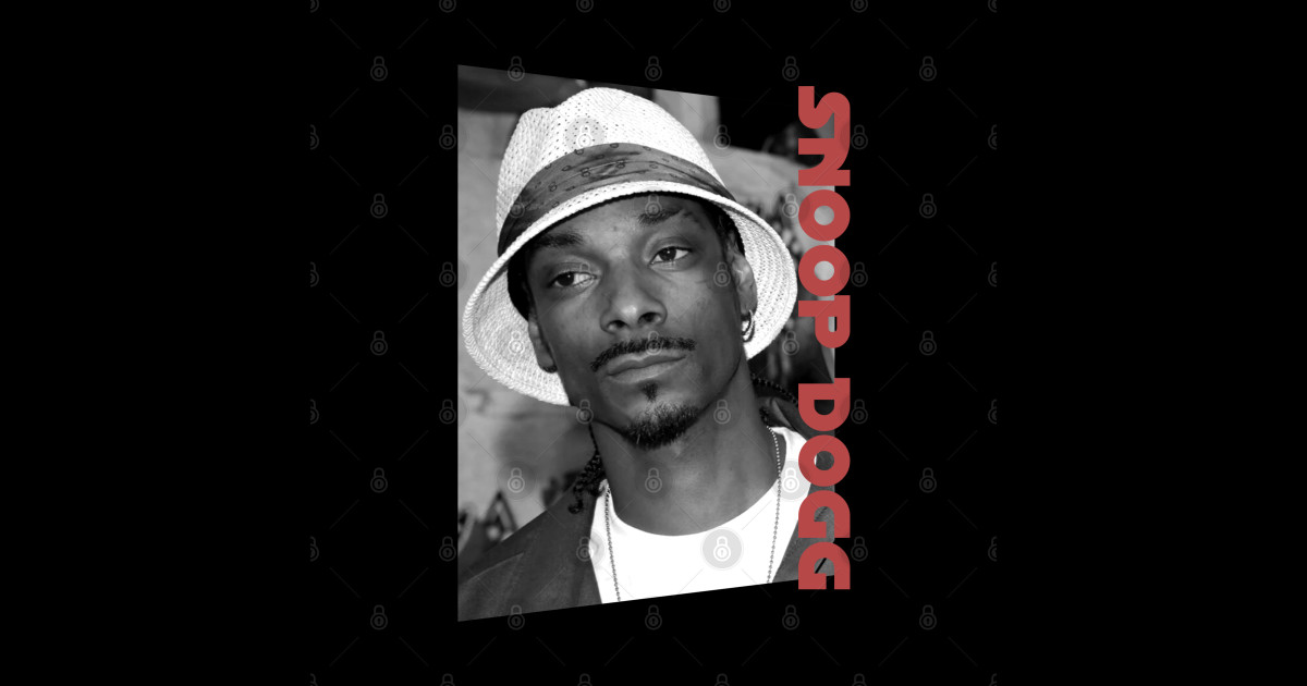 snoopy - monochrome style - Snoop Dogg - Sticker | TeePublic