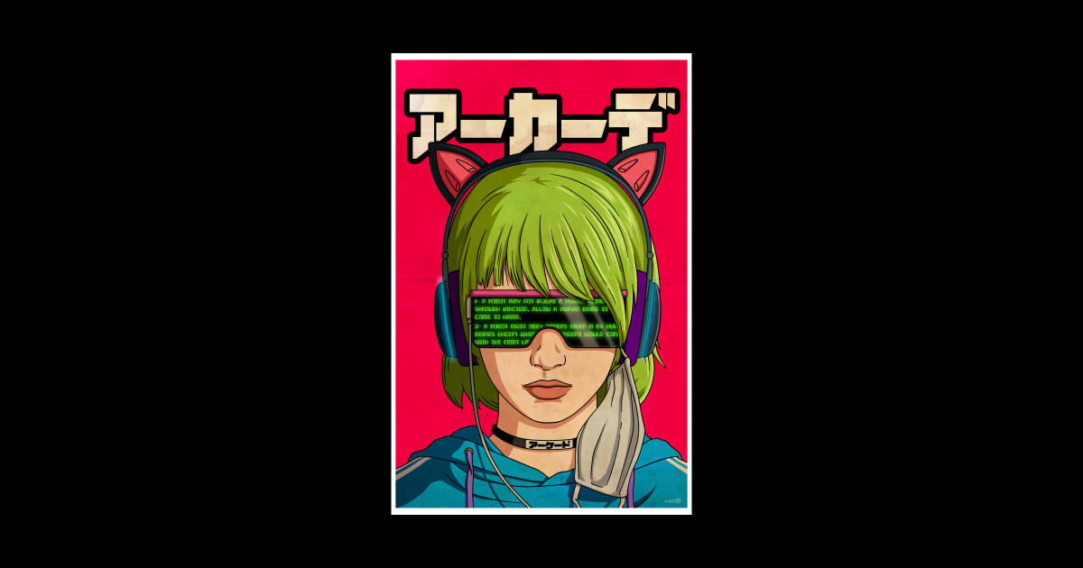 Android girl - Android - Sticker | TeePublic