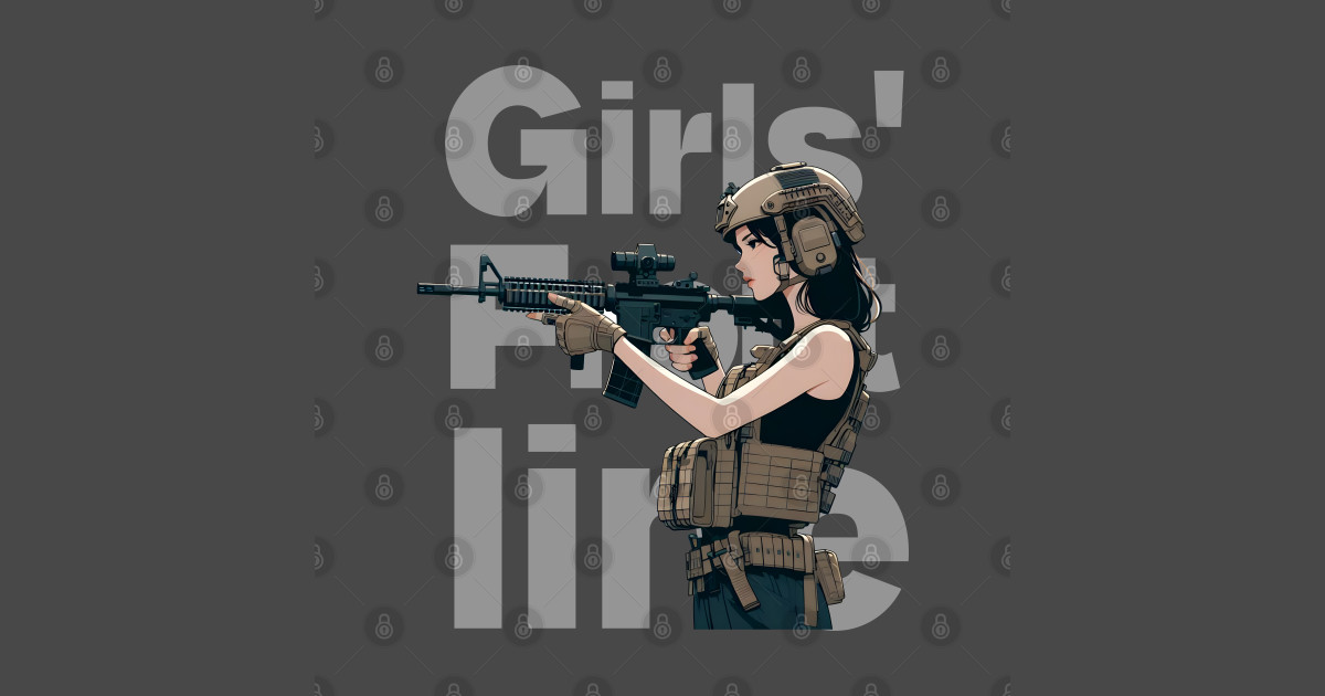 Girls' Frontline Tactical Chic Tee: Where Strength Meets Style ...