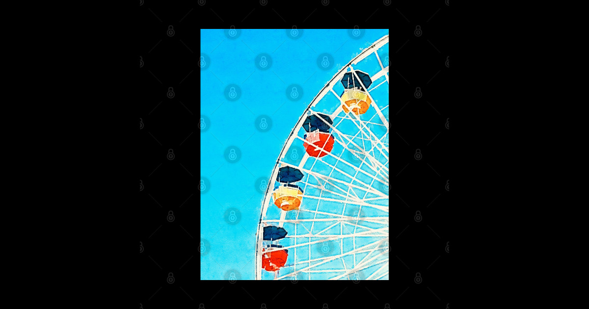 ferris wheel - Ferris Wheel - Sticker | TeePublic