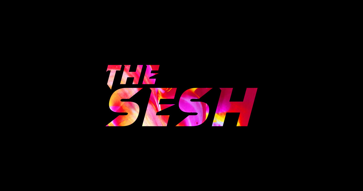 The sesh red and yellow colour bomb design - Hydro - Sticker | TeePublic