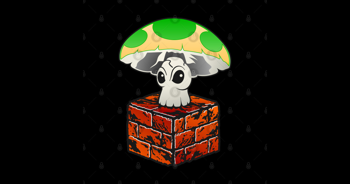 Classic 1UP - Super Mario Brothers - Sticker | TeePublic