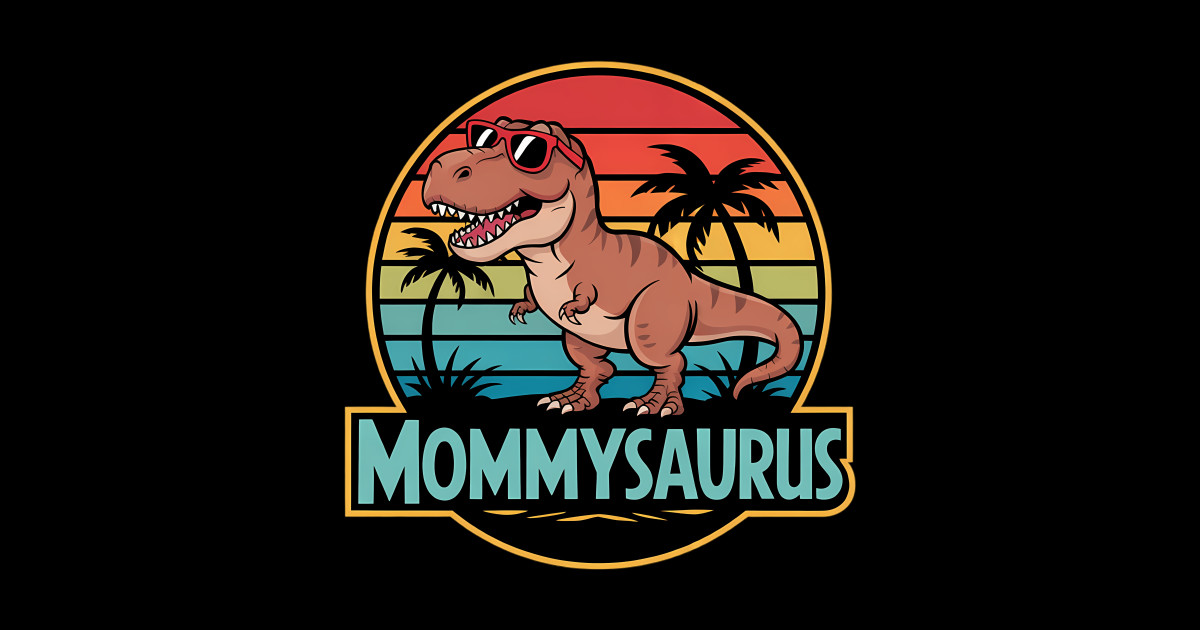 Mommysaurus Funny T Rex Mommy Saurus Dinosaur Family - Mommysaurus ...