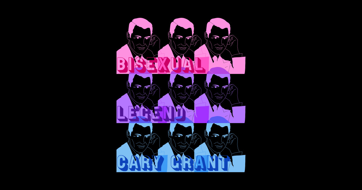 Bisexual Legend Cary Grant - Podcast - Sticker | TeePublic