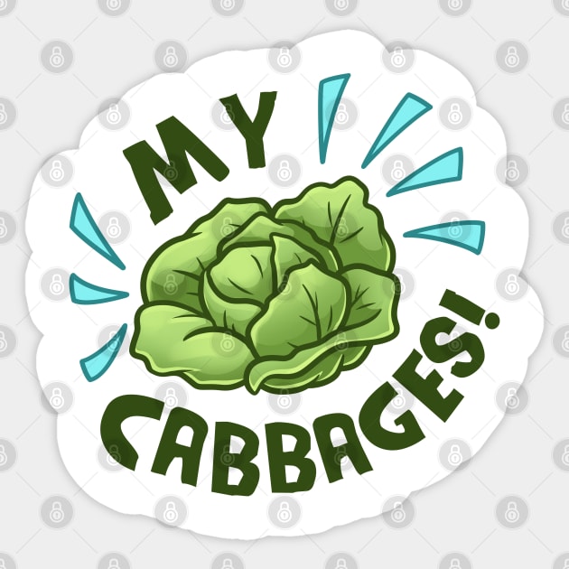My Cabbages! - Avatar The Last Airbender - Sticker | TeePublic