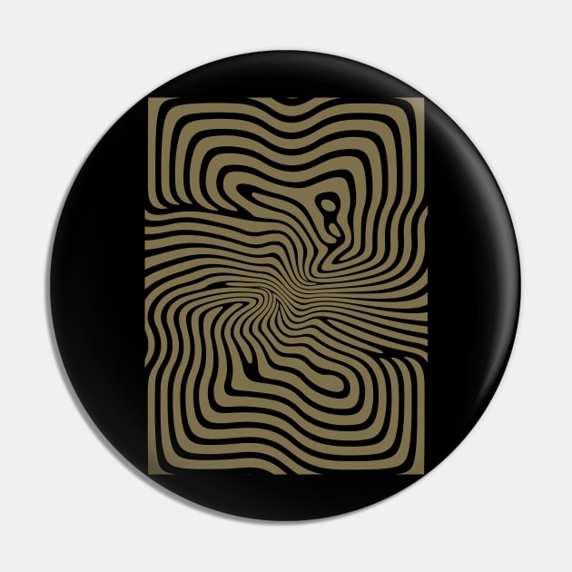 Wavy Optical Illusion Art Print - Optical Abstract - Pin | TeePublic