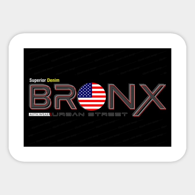 Bronx Design - Bronx New York - Sticker | TeePublic