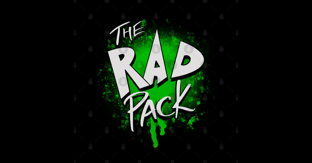 The Rad Pack Logo (Slime Pack) - Radpack - Sticker | TeePublic
