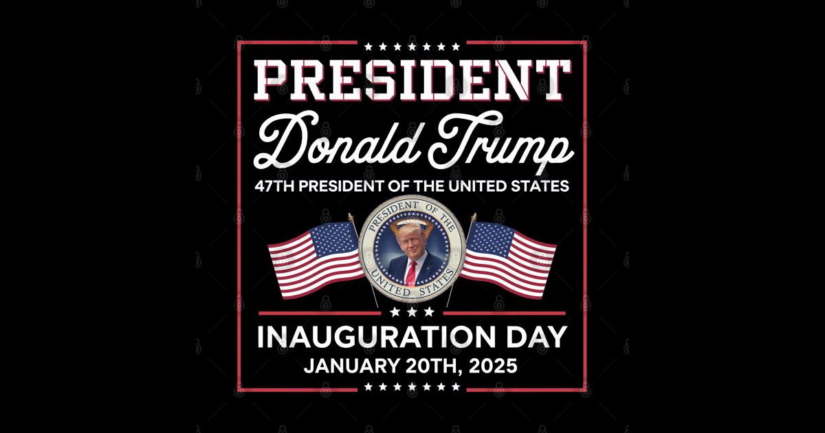 PRESIDENT TRUMP INAUGURATION DAY - Inauguration Day - Posters and Art ...