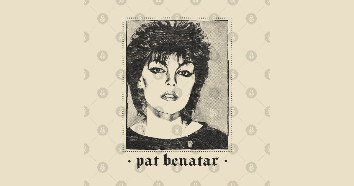 Pat Benatar / Retro 80s Style Fan Design - Pat Benatar - T-Shirt ...
