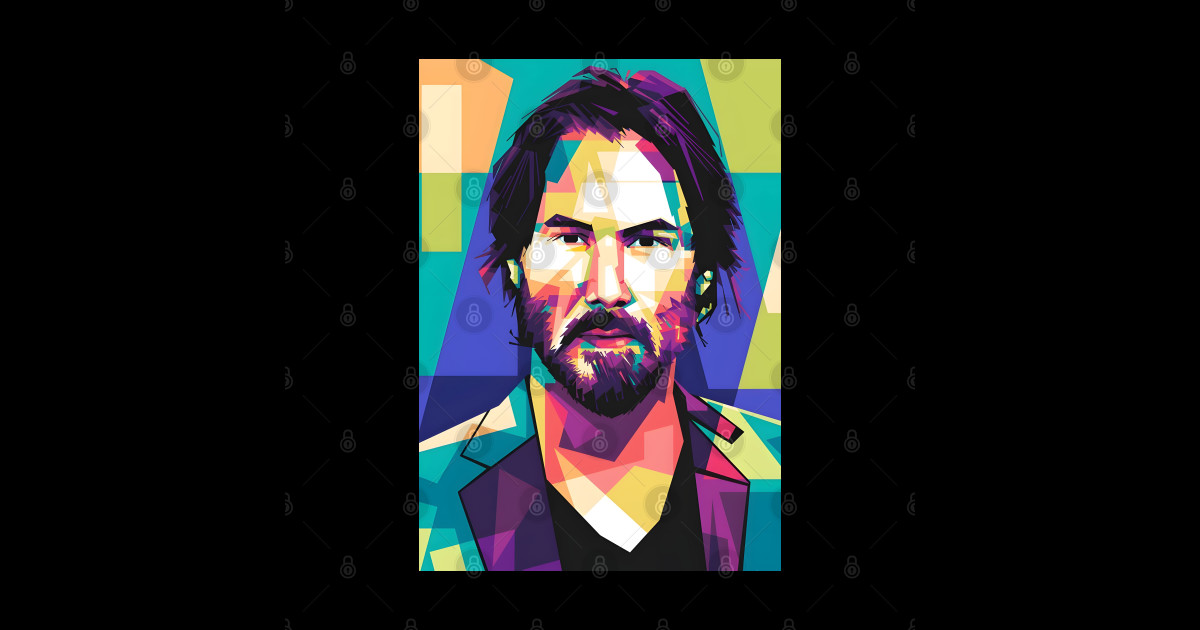 John Wick Wpap Style - John Wick - Sticker | TeePublic