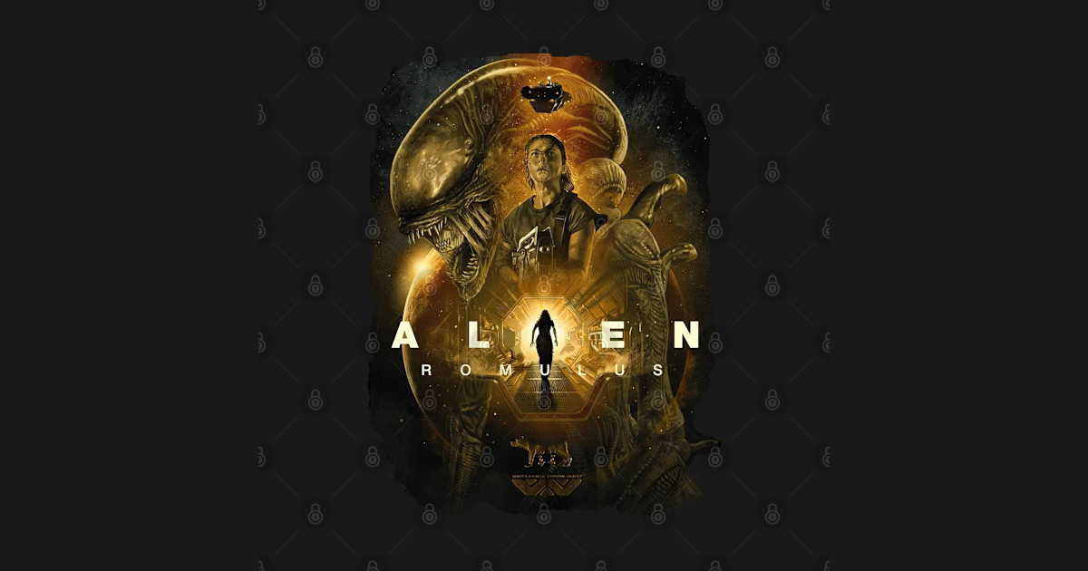 Alien Romulus 2024 movie - Alien - T-Shirt | TeePublic