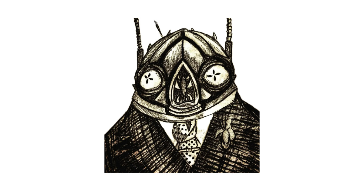 Bug Man - Drawing - T-Shirt | TeePublic