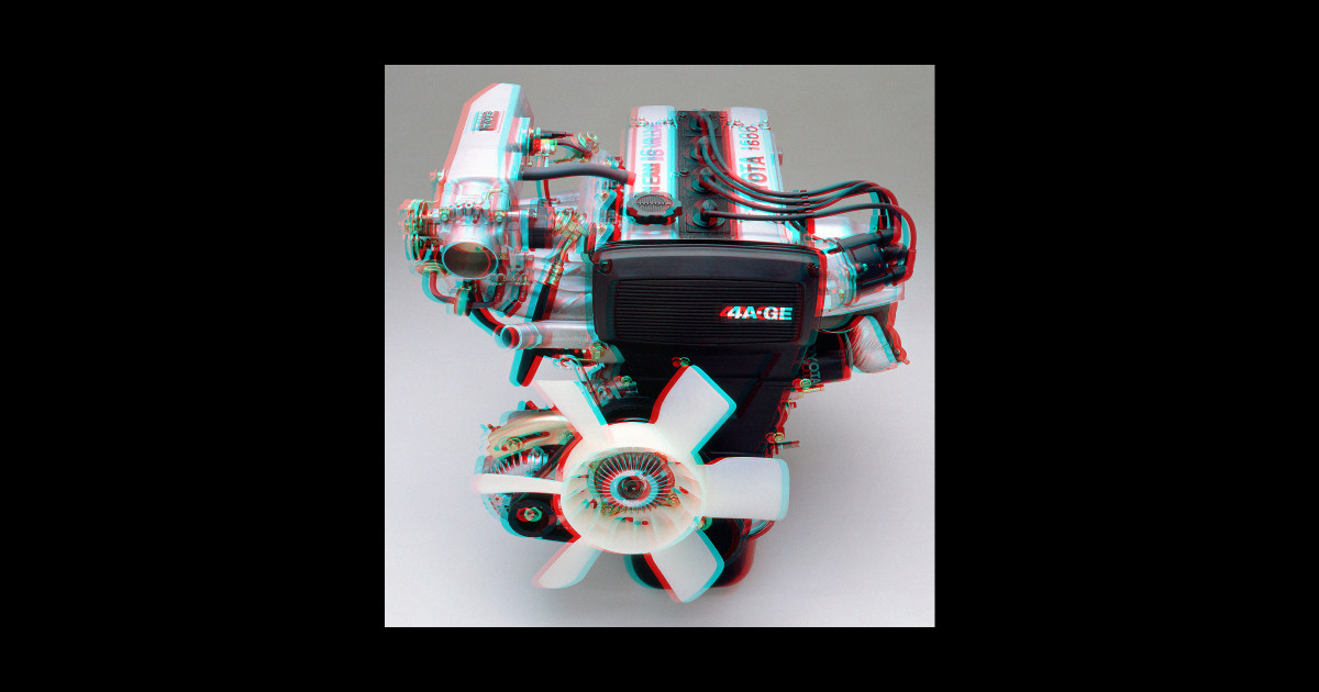 Toyota AE86 4AGE 16v - Ae86 - Sticker | TeePublic