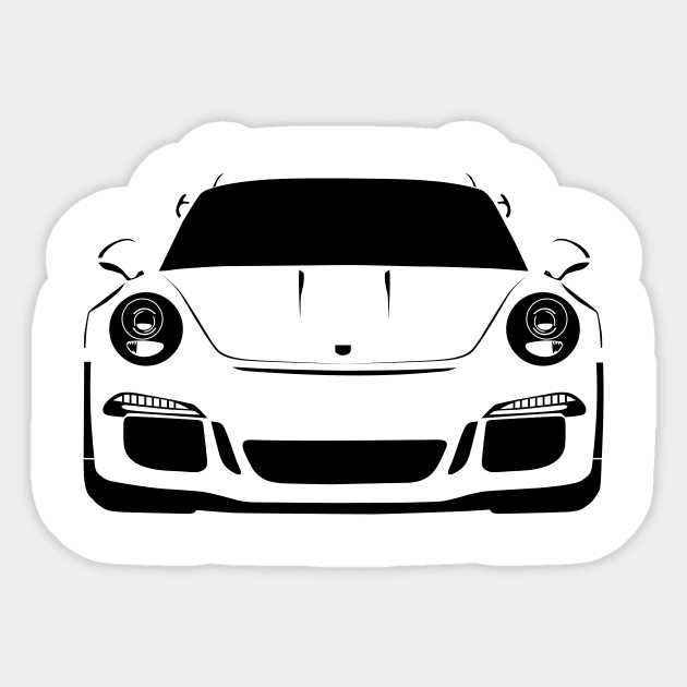 Porsche 911 GT3 RS - Porsche 911 Gt3 - Sticker | TeePublic