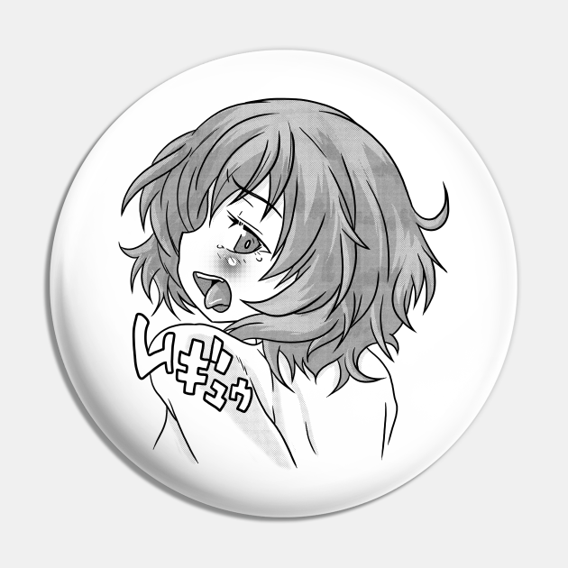 Ecchi Hentai Otaku Girl Waifu Ahegao Pleasure Face Hentai Pin Teepublic