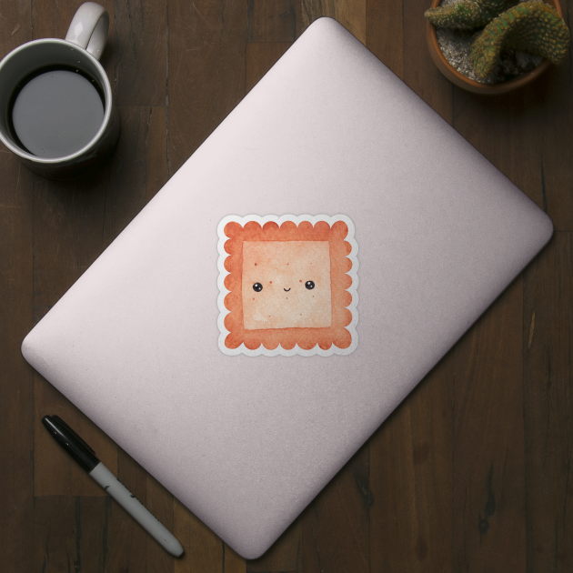 Cute biscuit - Biscuit - Sticker | TeePublic
