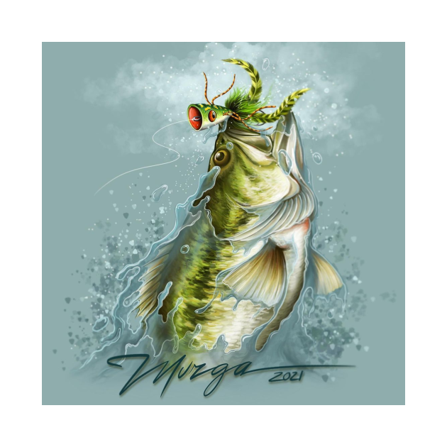 The fisherman of murga art - Fisherman - T-Shirt | TeePublic