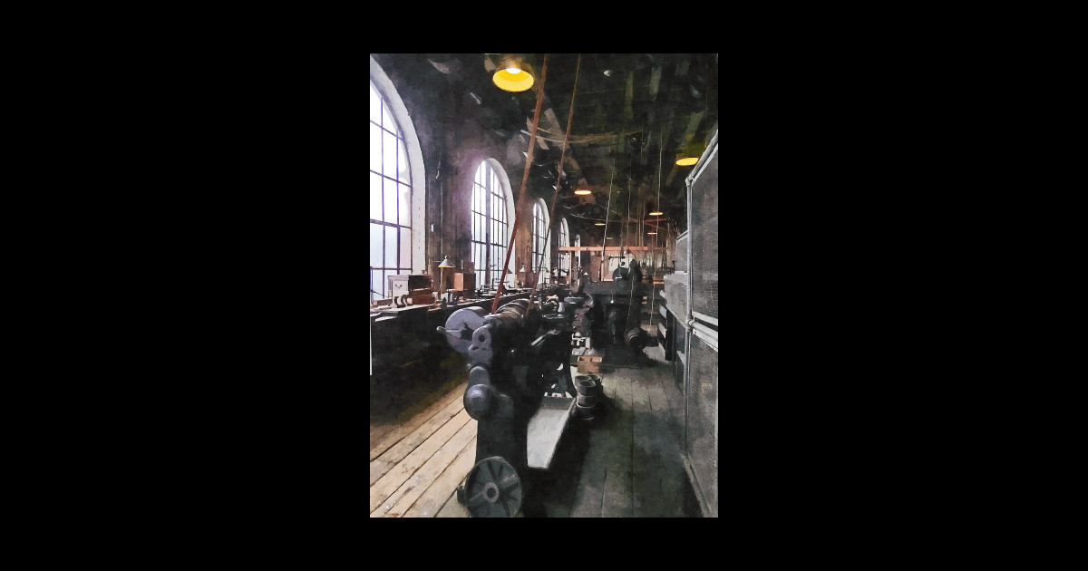Building Trades - Heavy Machine Shop With Lamps - Machine Shop ...