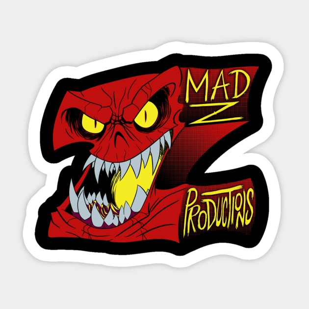MAD Z Logo - Horror - Sticker | TeePublic
