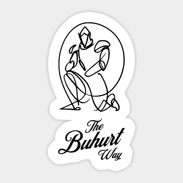 The Buhurt Way - Buhurt - Sticker | TeePublic