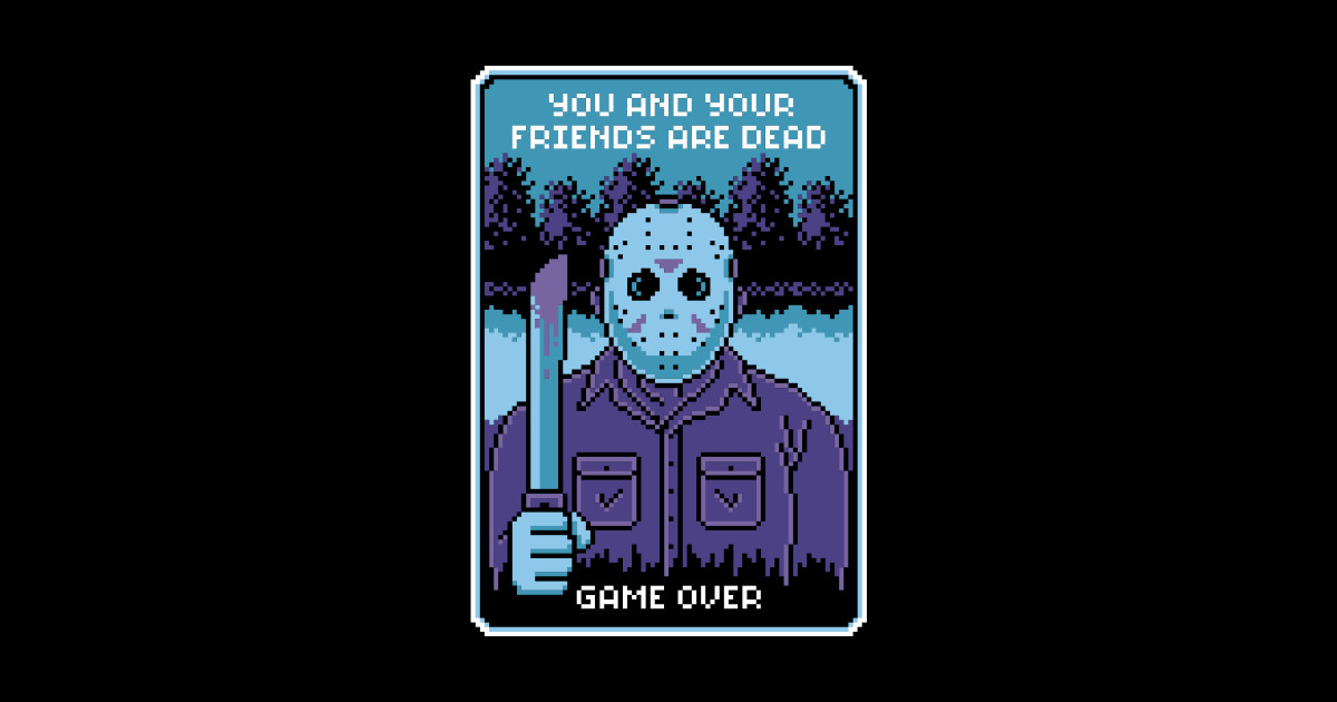 GAME OVER - Horror - Sticker | TeePublic