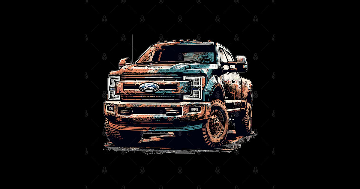 Ford F-350 - Ford - Sticker | TeePublic