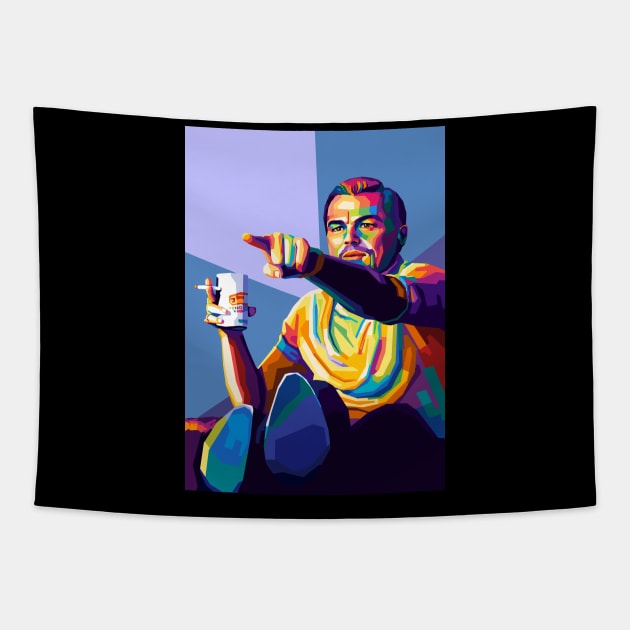 Leonardo Dicaprio Pointing Meme Pop Art - Meme - Tapestry | TeePublic