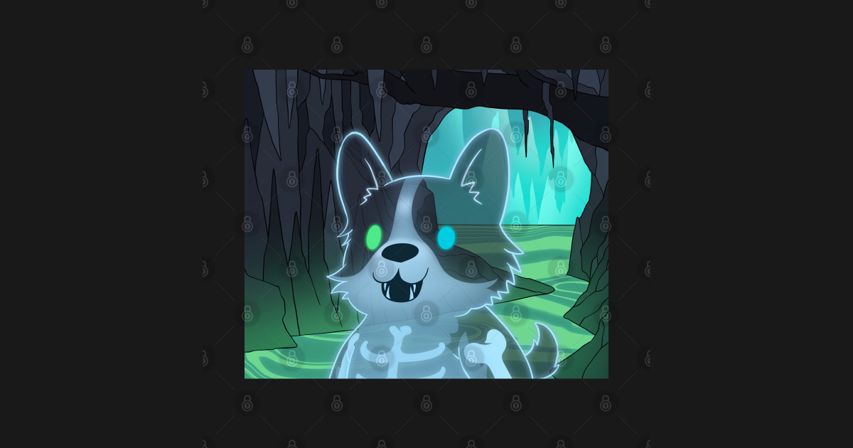 Spooky Ghost Corgi - Corgi - T-Shirt | TeePublic