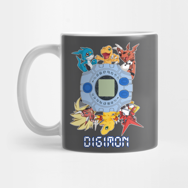 Digimon seasons - Digimon - Mug | TeePublic