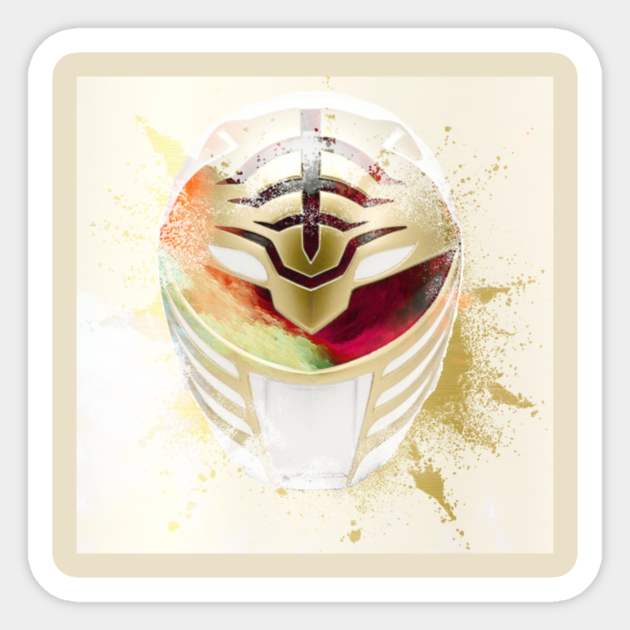 WHITE RANGER IS THE GOAT MMPR - White Ranger - Sticker | TeePublic