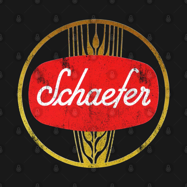 Schaefer Beer Vintage Logo - Beer - T-Shirt | TeePublic