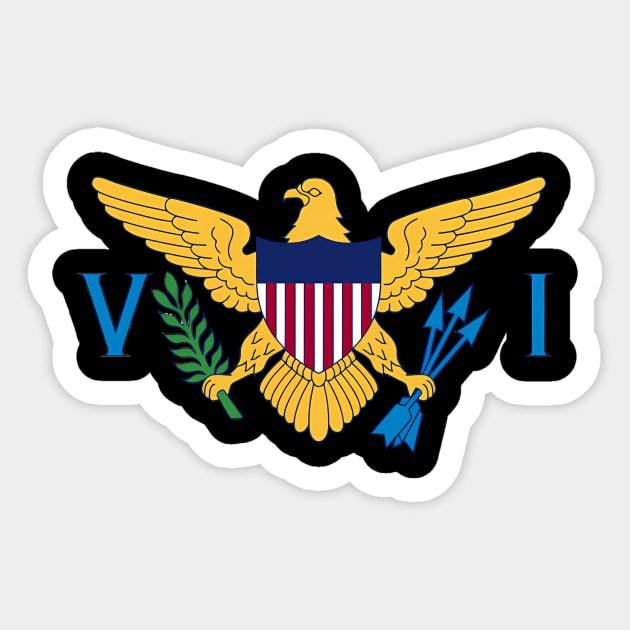 Usvi Us Virgin Islands - Us Virgin Islands - Sticker | TeePublic