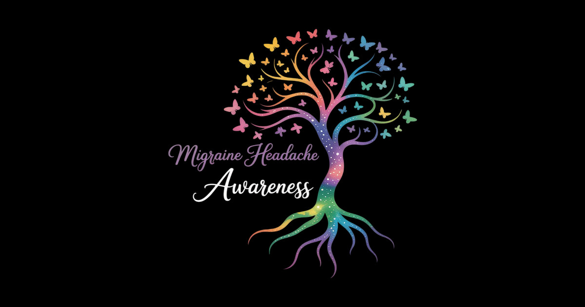 Tree Ribbon Migraine Headache Awareness - Migraine Headache Awareness ...