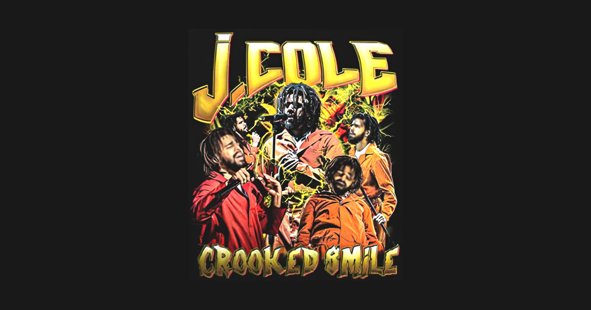 J. Cole Crooked Smile - J Cole - T-Shirt | TeePublic